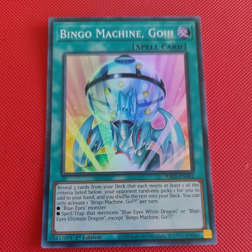 Bingo Machine, Go!!! (RA02-EN062) Super Rare 1st Edition Near Mint ...
