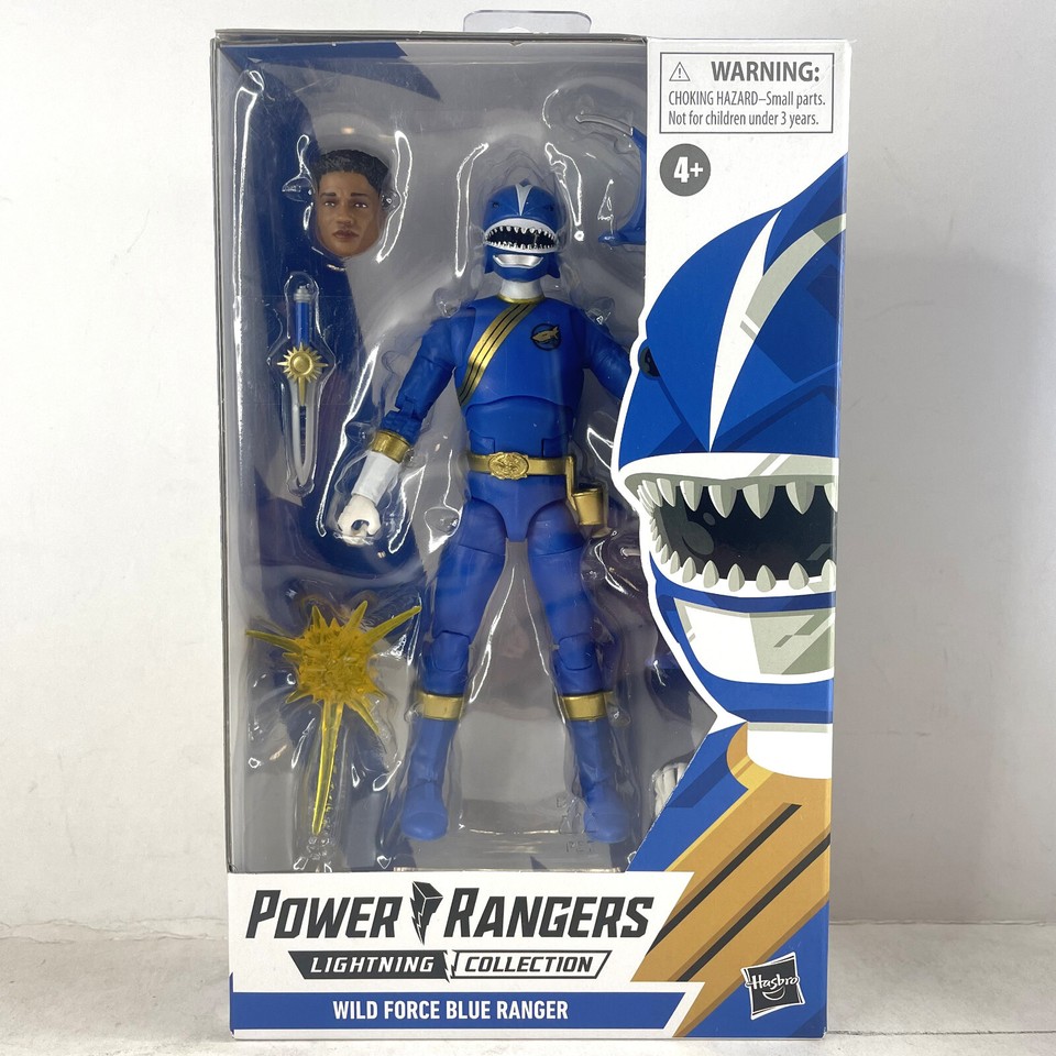 Power Rangers Lightning Collection Wild Force Blue Ranger 6-inch Figure ...