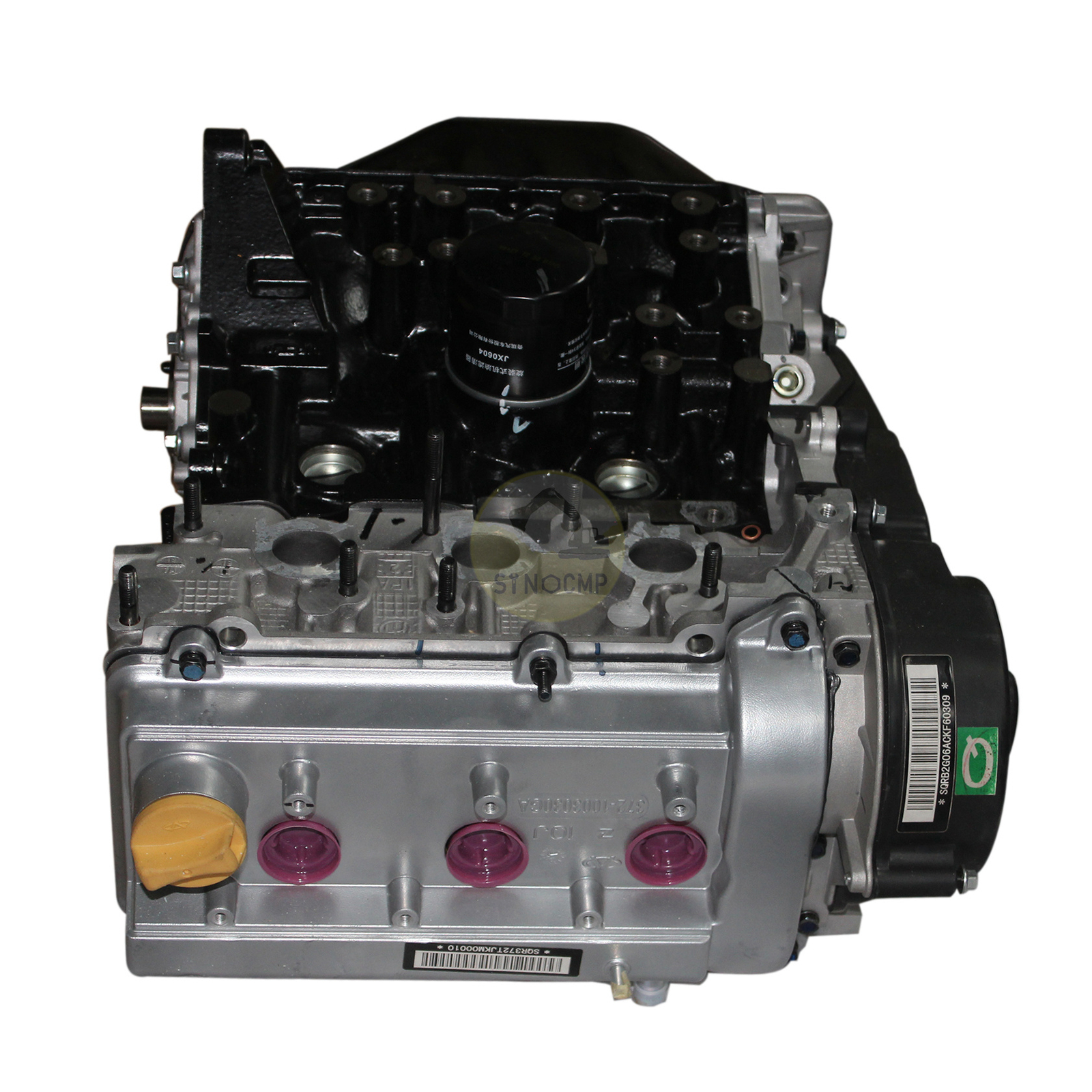 SQR372 800CC Gasoline Long Block Engine Assembly for Chery QQ Joyner ...