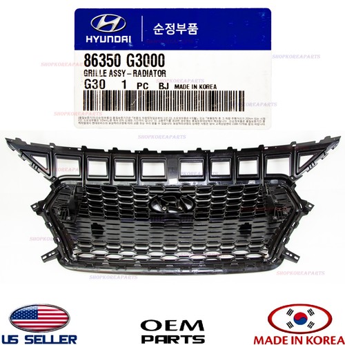GRILLE RADIATOR FRONT 【GENUINE】 OEM HYUNDAI ELANTRA GT 2.0L 2018-2020 ...