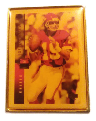 KC Chiefs Pins RARE 1993-4 Kansas City Chief Joe Montana Photo Pin NFL ...
