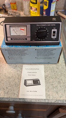 Radio Field Strength and SWR Tester Meter Micronta - Radio Shack ~ 21 ...