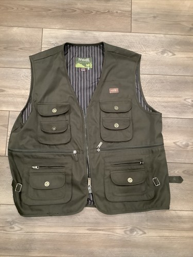 MSDL Multi Pocket Utility Vest Fishing Hunting Hiking Tactical Men’s ...