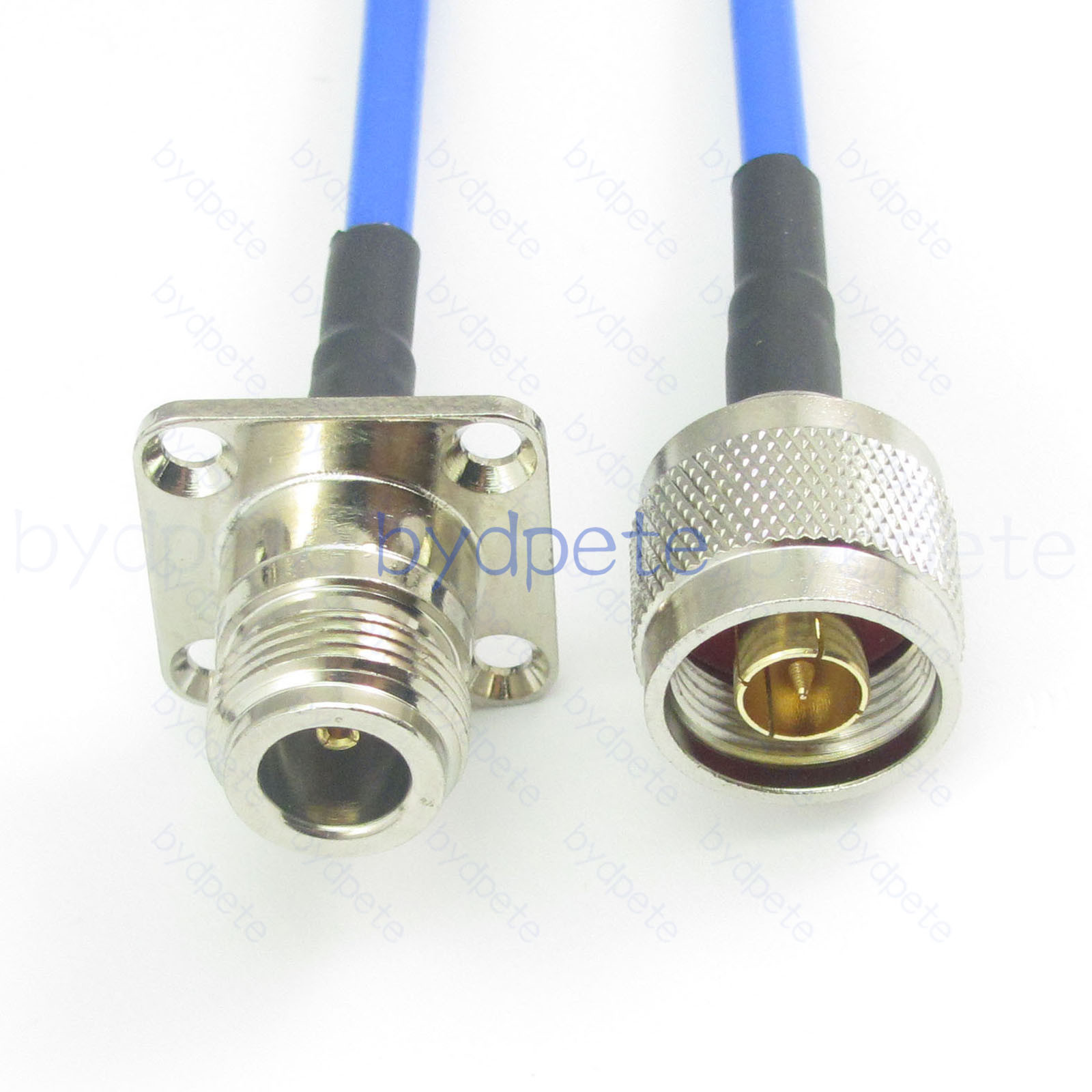 N Type male to female 4hole Panel RG402 Semi Flexible Coaxial Cable RF ...