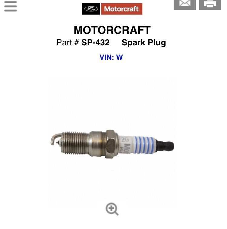 Genuine Motorcraft SP432 Spark Plugs 8pc | eBay