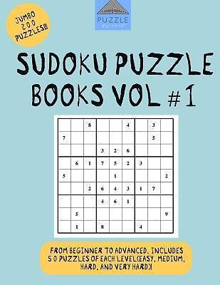 Sudoku Puzzle Books Vol#1 by Puzzle Puzzle Pyramid (2016, Trade ...