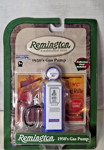 Vintage Remington 1950s Gas Pump Die Cast Metal Collector Card Gearbox ...