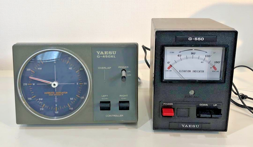 Yaesu G-450XL Antenna Rotator Controller & G-550 Elevation Controller ...