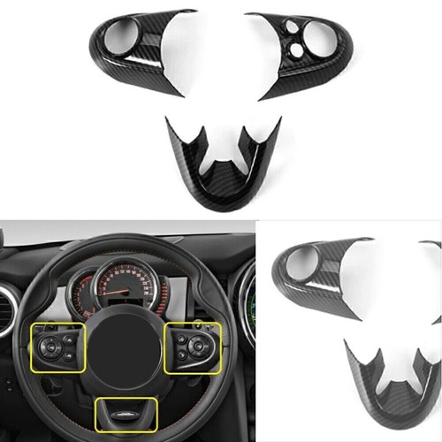 Cubierta del volante embellecedor moldura decoración para BMW MINI ...