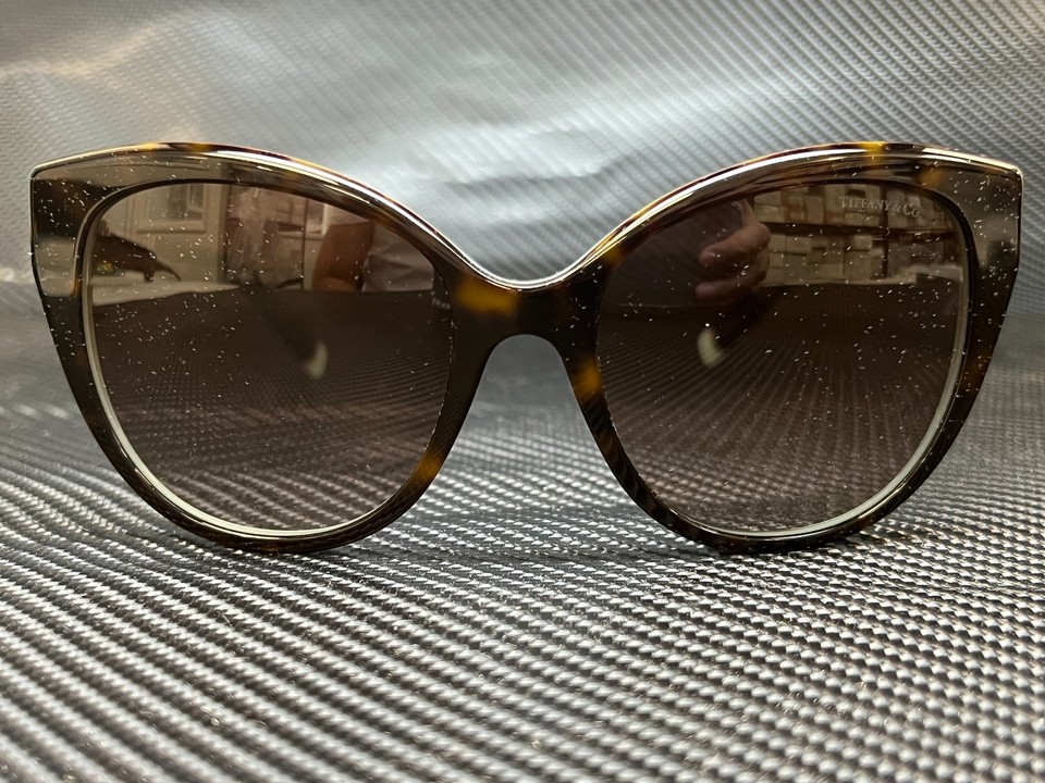 TIFFANY TF4166 81343B Havana Cat Eye Women's 55 mm Sunglasses | eBay
