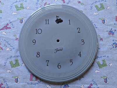 Fiesta periwinkle blue wall clock excellent condition without clock ...