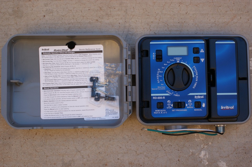 NEW EXTERIOR Irritrol / Hardie Rain Dial RD-600 R / RD-600 EXT SYS-5yr ...