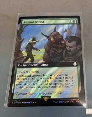 Animal Friend Extended Surge FOIL MTG Fallout NM | eBay