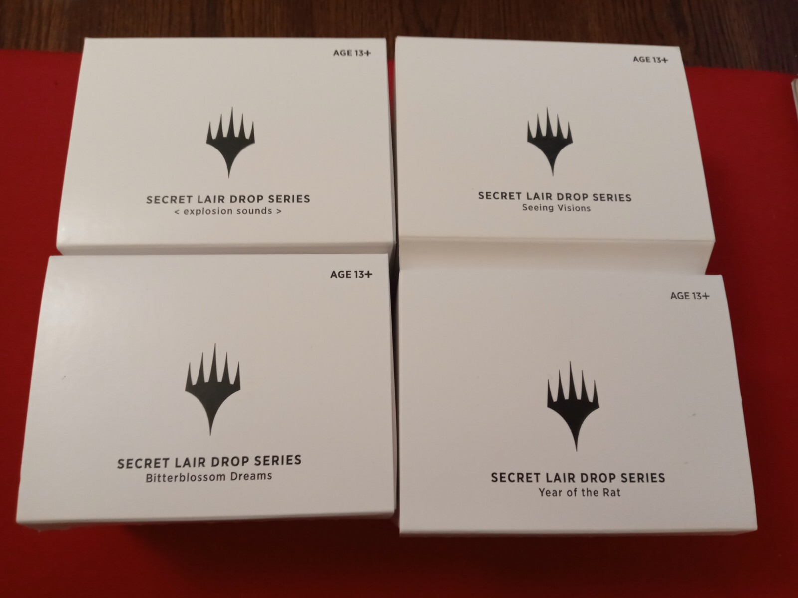 MTG👉 EMPTY BOX 👈Secret Lair. Yr of Rat, Explosion,Seeing Visions ...