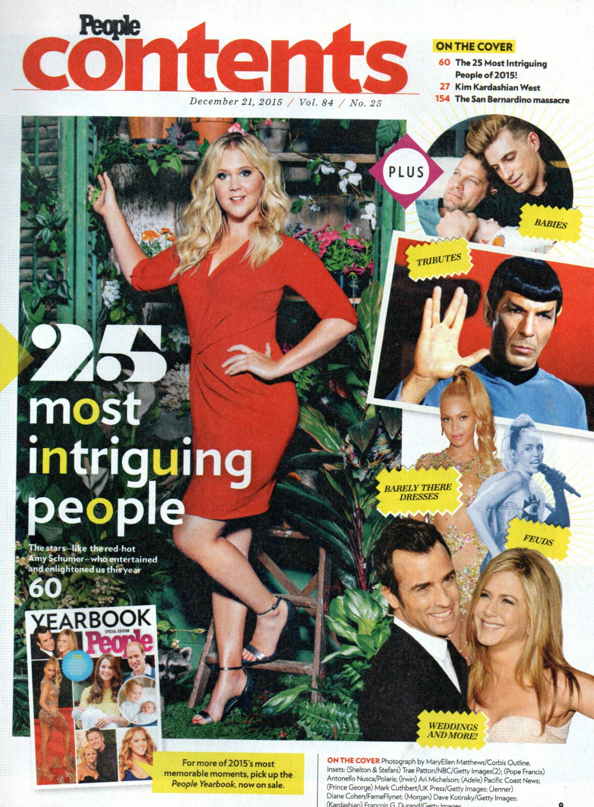 PEOPLE Magazine December 21 2015 Amy Schumer 25 Most Intriguing People ...
