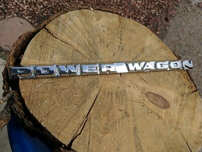 POWER WAGON HOOD BADGES | Dodge RamCharger Central