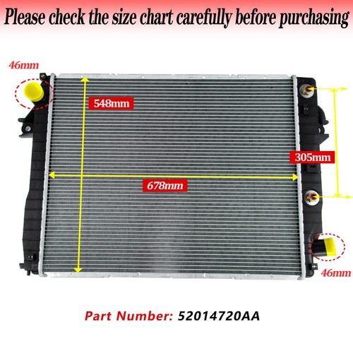 Aluminum Core Radiator For Ram 2500 3500 4500 5500 2013-2018 2016 ...