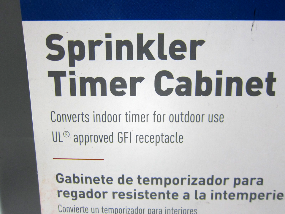 Orbit 57095 Outdoor-Mounted Sprinkler Controller Timer Cabinet Box, w ...