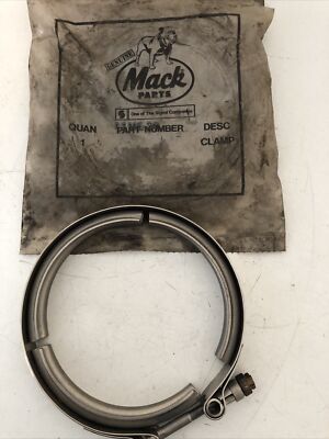 GENUINE MACK 4" V-CLAMP MACK 11ME29 TURBO V CLAMP OEM NOS NEW | eBay