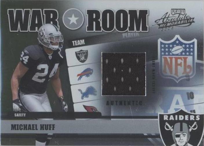 2006 Playoff Absolute Memorabilia - War Room Michael Huff #WR-4 /100 ...