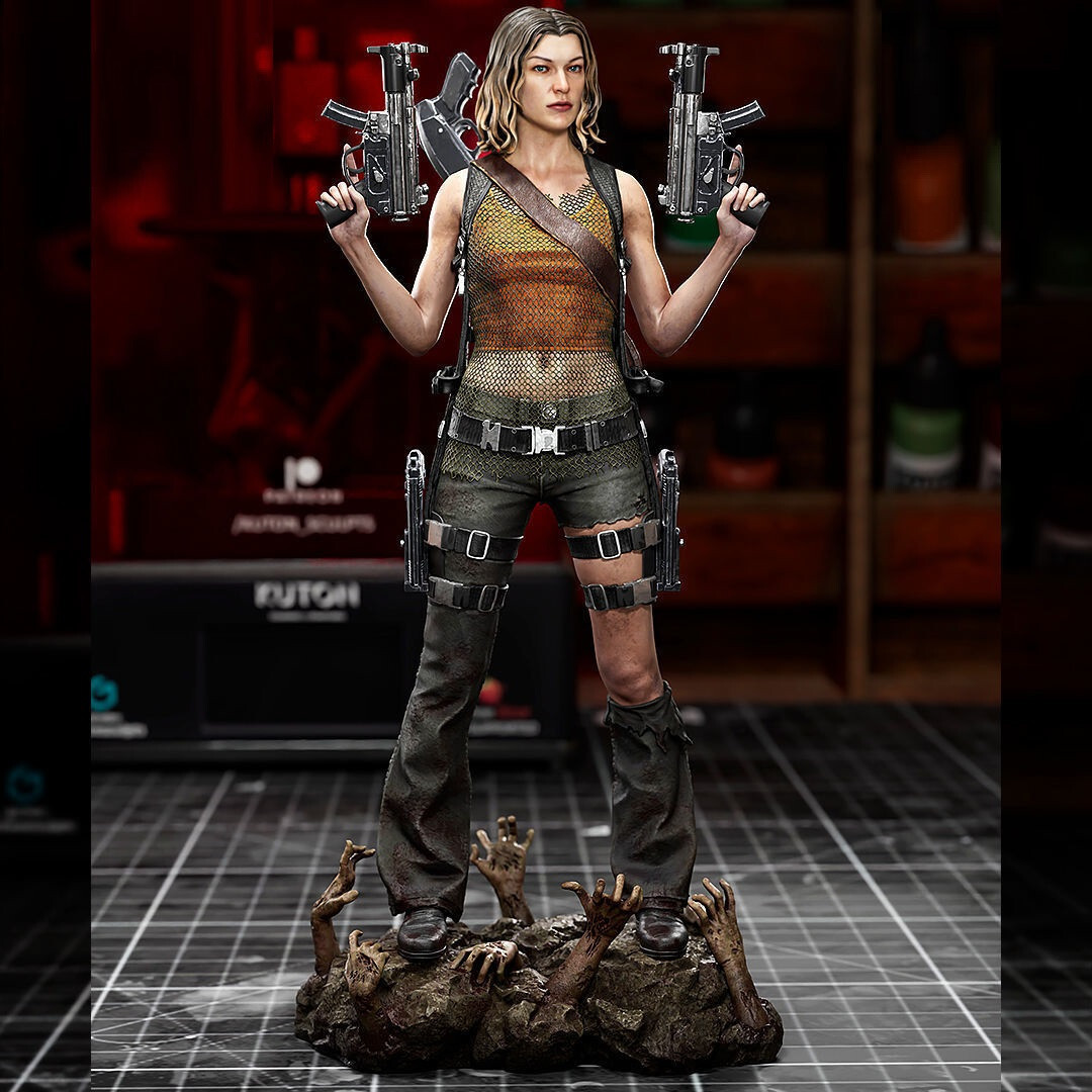 Painted Alice Statue 1/4 Movie Figure | eBay