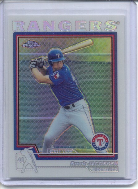 2004 TOPPS CHROME TRADED REFRACTOR #T138 - BROCK JACOBSEN | eBay