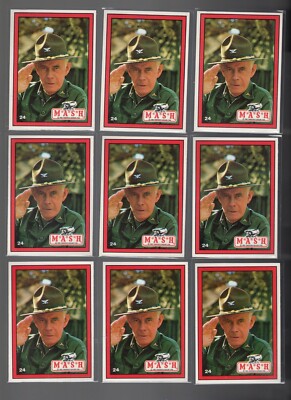 1982 DONRUSS M*A*S*H #24 COLONEL SHERMAN T. POTTER NM/MINT WELL ...