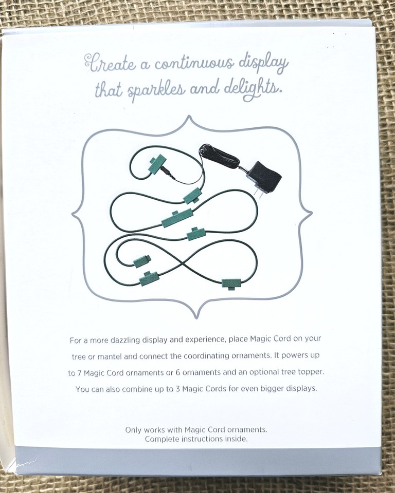 New Hallmark Keepsake Magic Cord In Box 2013 Ornament Lights | eBay