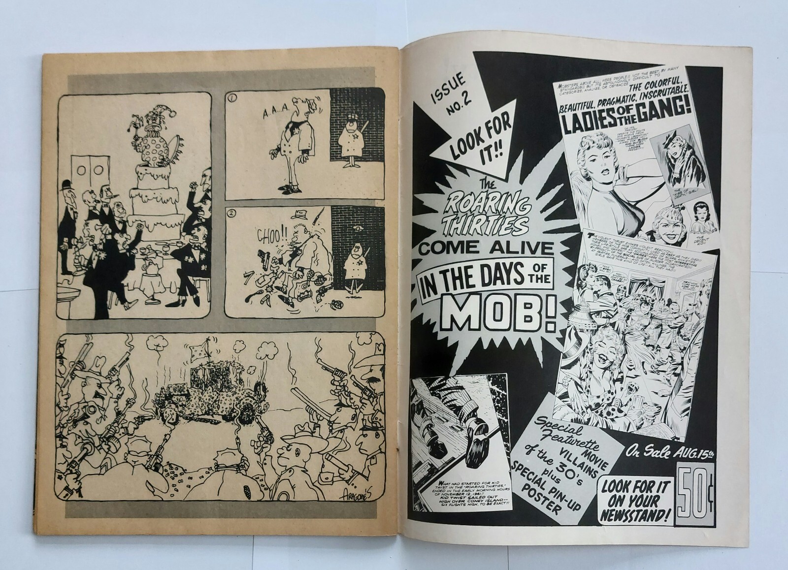 In The Days Of The Mob magazine 1 Fine/Fine+ £60 1971. Postage On 1-5 ...