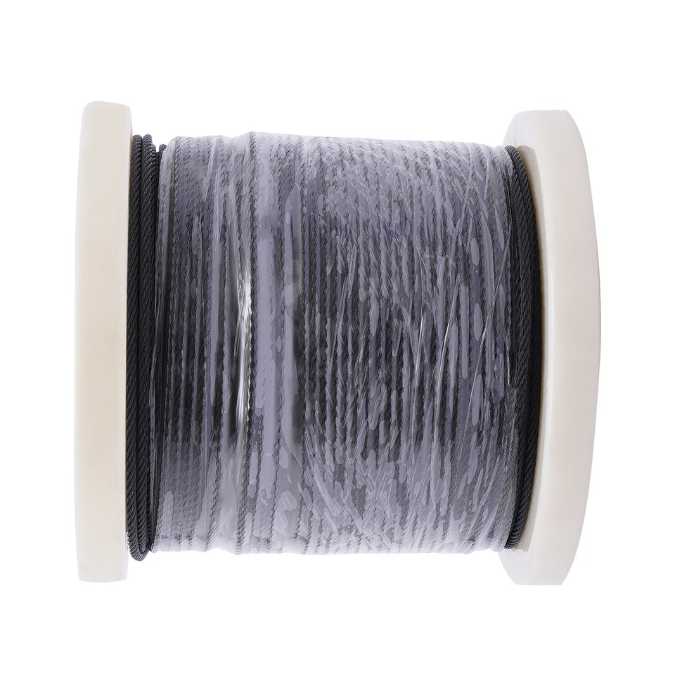 1/8“ Wire Rope 300ft Stainless Steel Wire Rope Cable Vinyl Coated Wire ...