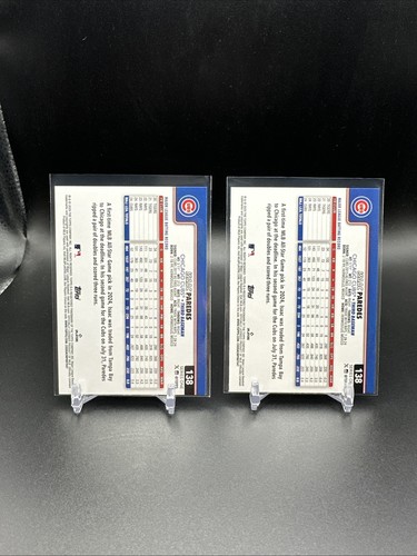 Isaac Paredes 2025 Topps Series 1 #138 Chicago Cubs Baseball (2) Cards ...