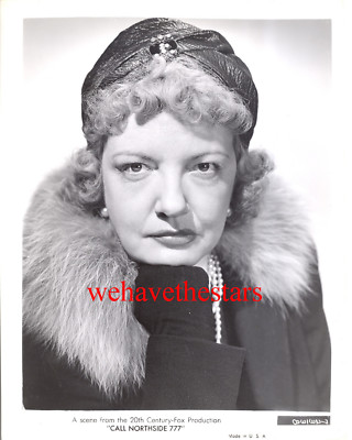 Vintage Betty Garde CHARACTER ACTRESS '48 NORTHSIDE 777 Publicity ...