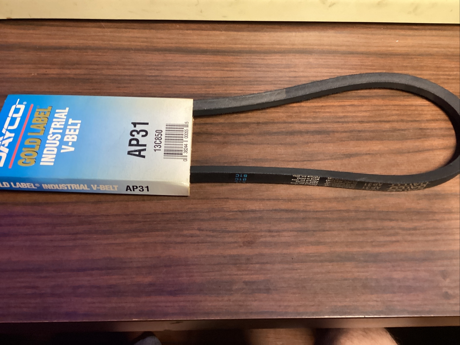 Dayco Gold Label Premium Industrial V-Belt AP31 or 13C850 or Gates A31 ...