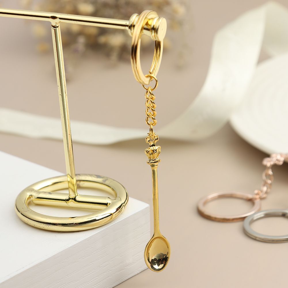 Salts Mini Spoon Teaspoon Pendant Necklace Key Ring Spoon Keychain Mini ...