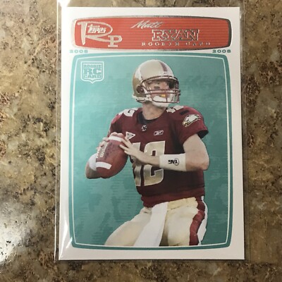 Matt Ryan 2008 Topps Rookie Progression Football Card #172 RC Boston ...