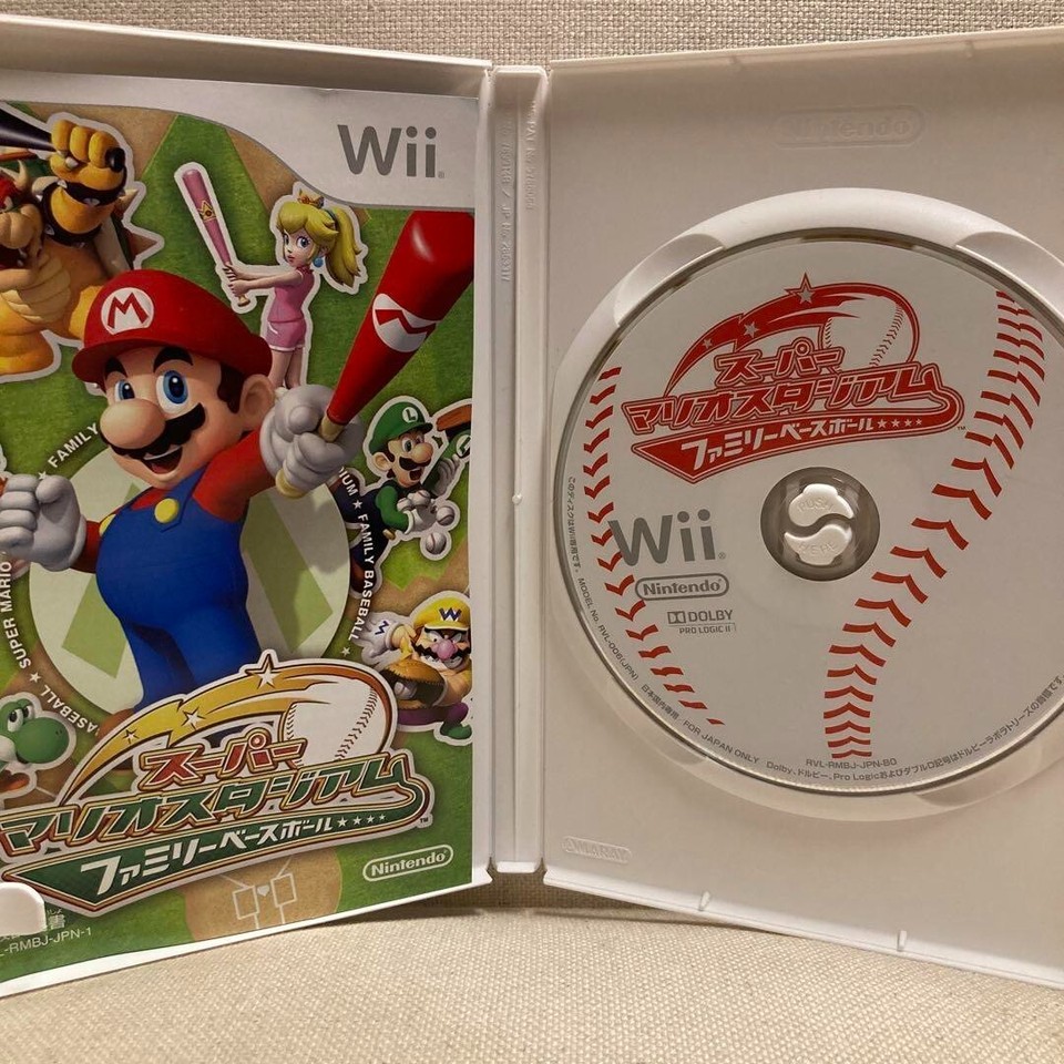 Super Mario Stadium Familia Baseball Nintendo Wii Japonés Ver Probado ...