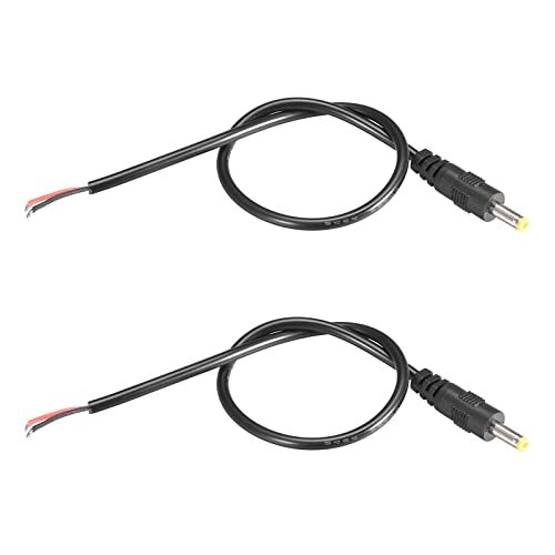 DC Power Cable DC Power Cord Male Connectors DC Pigtail Adapter Barrel ...