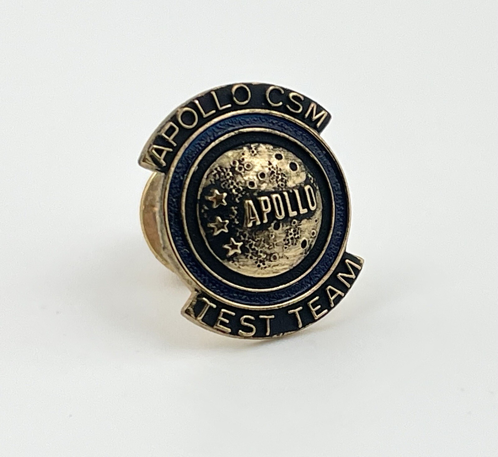 Nasa Apollo CSM Test Team Pin Lapel 1960s Astronaut Mission Rocket ...