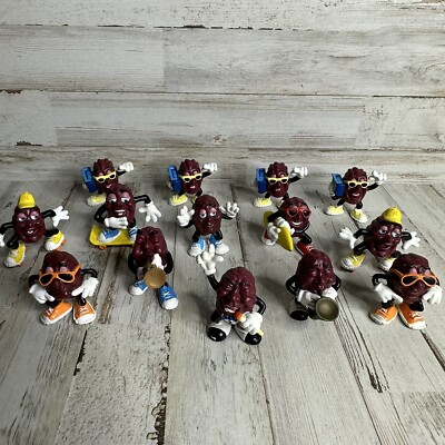 The California Raisins Figure Lot VTG 1987/1988 Collectibles Lot Of 14 ...