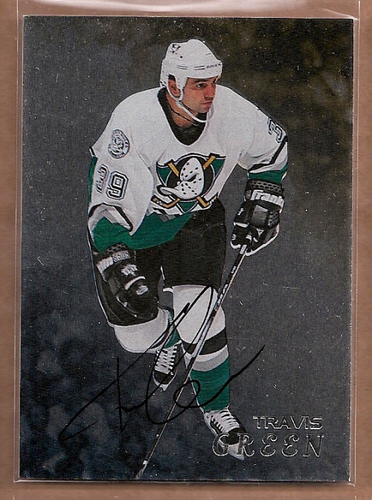 1998-99 Be A Player Autographs #155 Travis Green Auto HKY | eBay