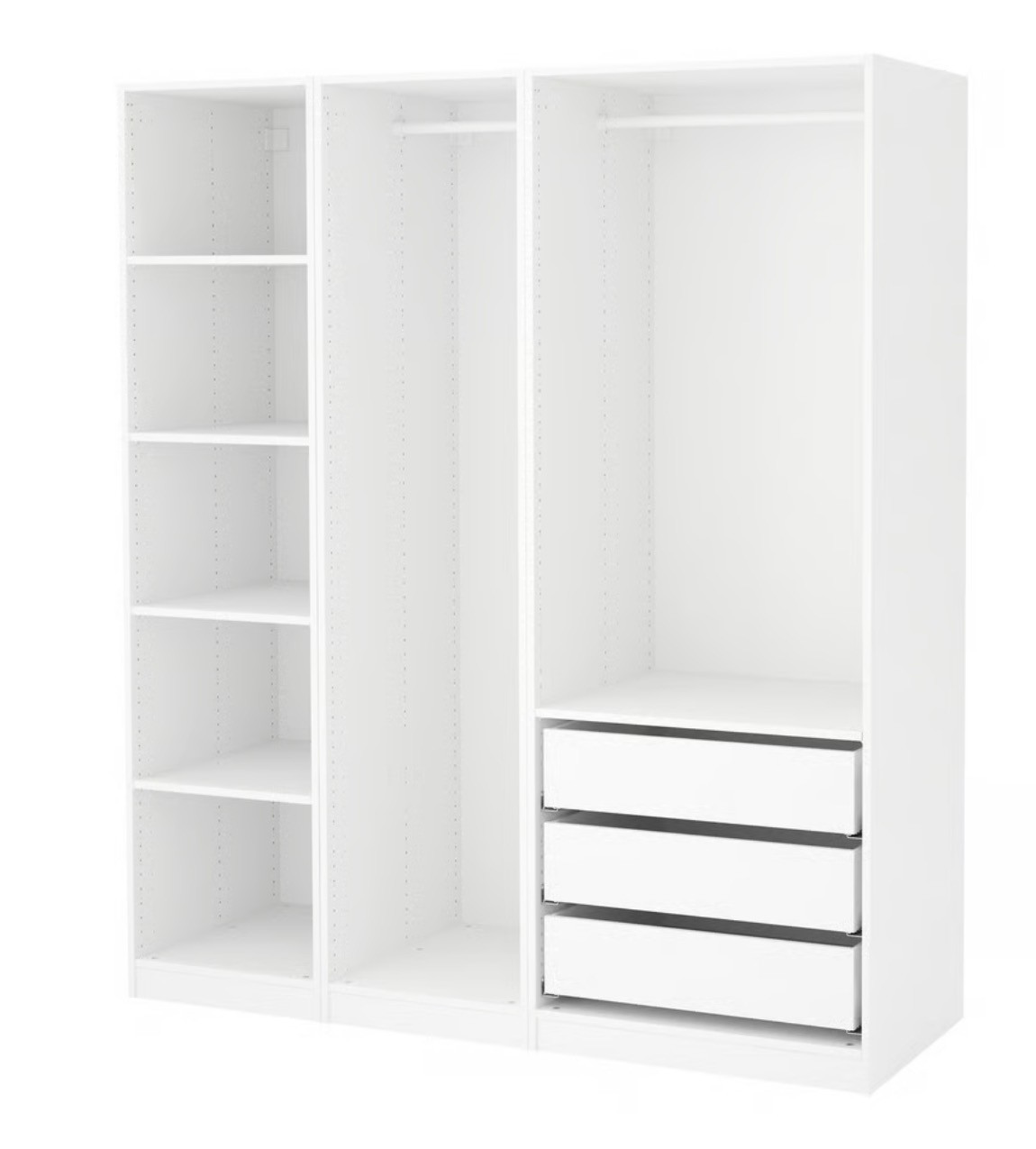 IKEA Open Wardrobe with Drawers in good condition from no smoking/no ...