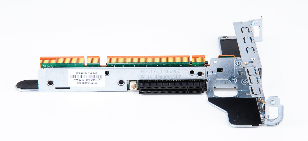 HPE Riser Board Card PCI-E Gen3 x16 / x8 - ProLiant DL360 Gen9 - 775421 ...