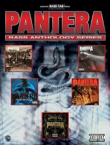 Pantera -- Bass Anthology : Authentic Bass TAB by Pantera (1999, Trade ...