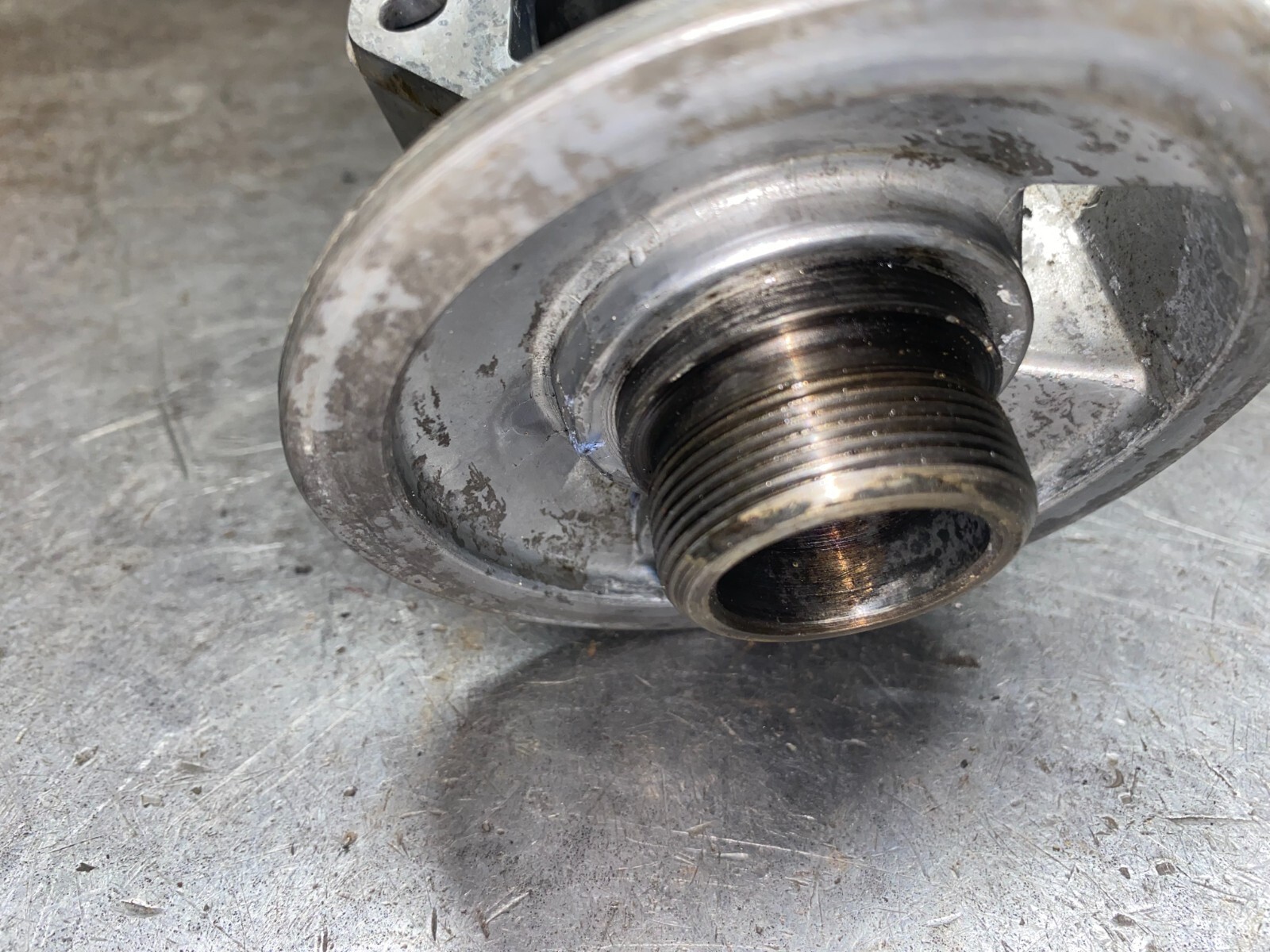 Ford 7.3 Power Stroke oil cooler rear cap/cooler end F-250/F-350 ...