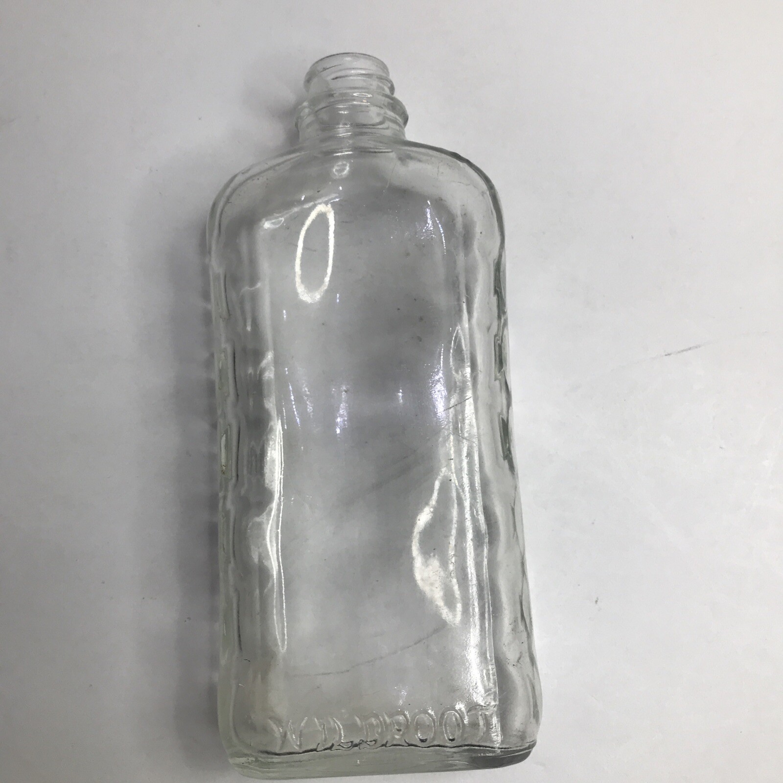 Vintage Barbershop Wildroot Hair Cream Oil Clear Glass Hair Tonic ...