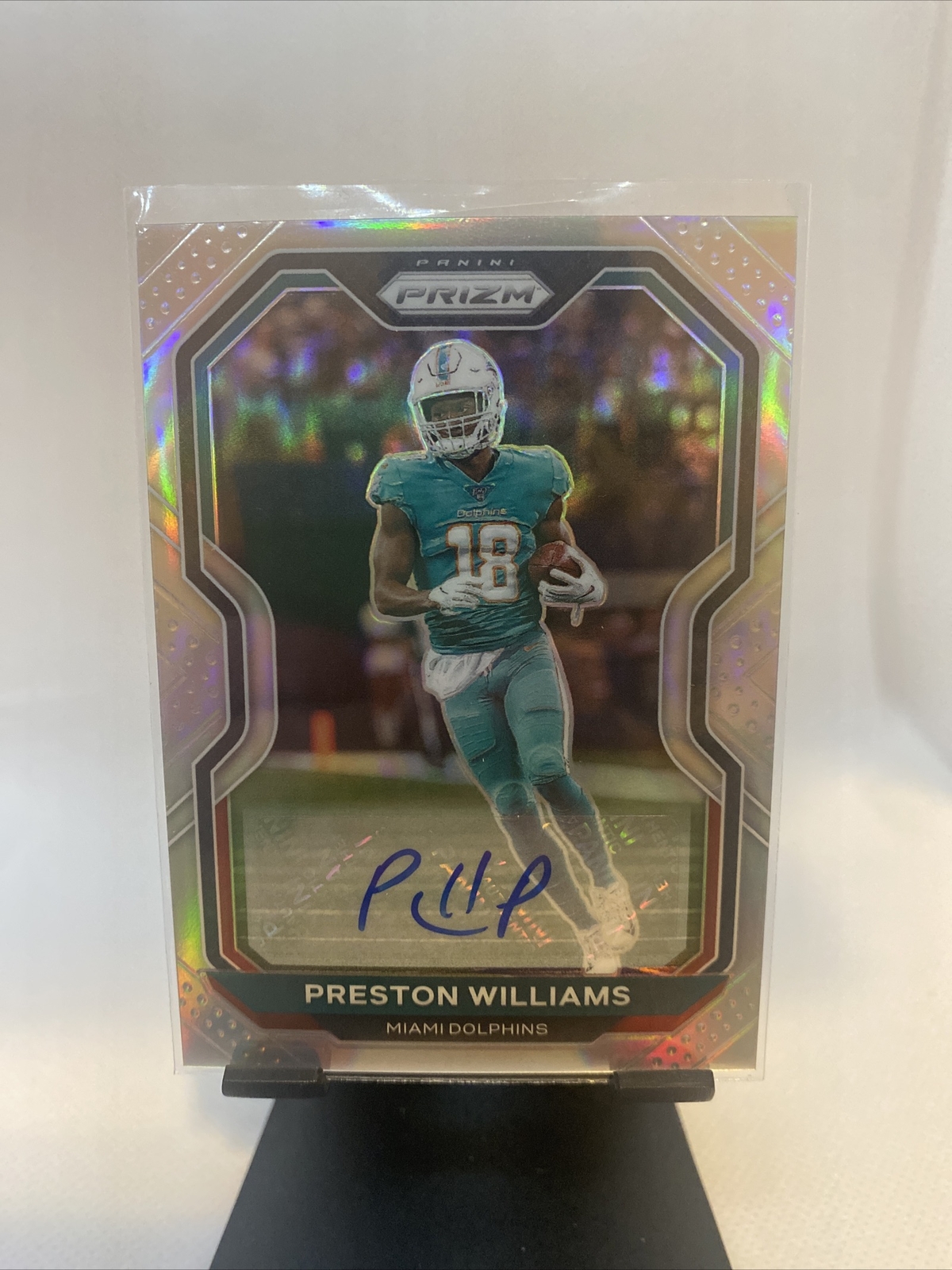 2020 Panini Prizm PRESTON WILLIAMS Auto Silver Holo Autograph Second ...