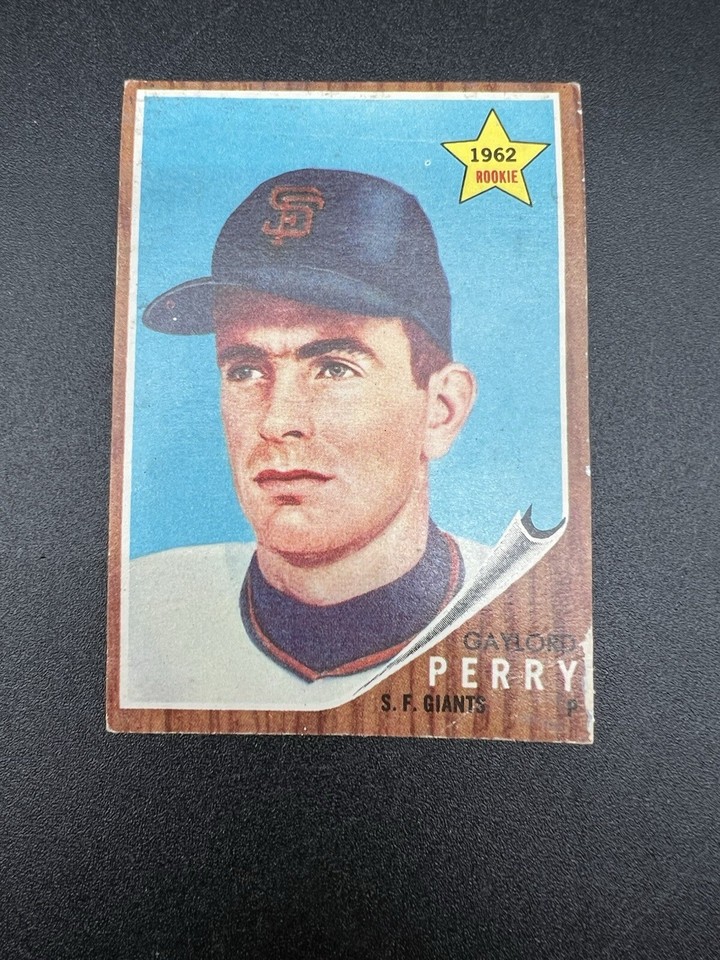 1962 Topps # 199 Gaylord Perry Rookie Card San Francisco Giants | eBay