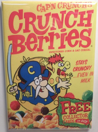Cap'n Crunch Crunch Berries Vintage Cereal Box 2"x3" Fridge or Locker ...