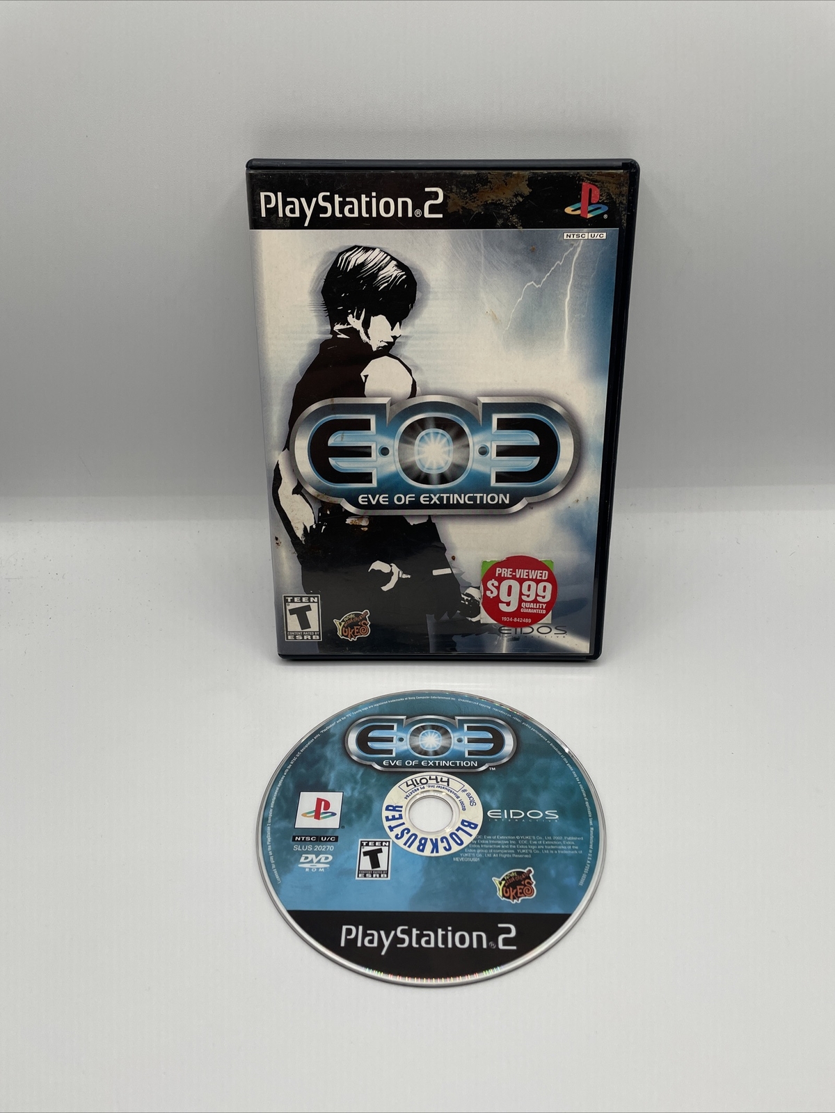 EOE: Eve of Extinction (Sony PlayStation 2, 2002) PS2 Tested! / No ...
