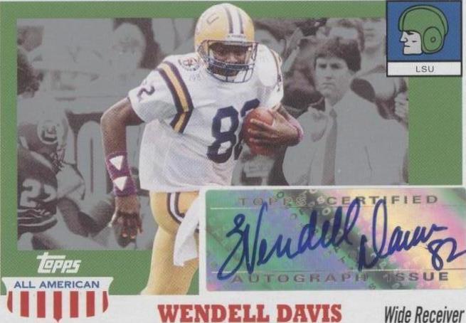 Las mejores ofertas en 2005 Topps All American Retired Edition Wendell Davis #A-WD | eBay